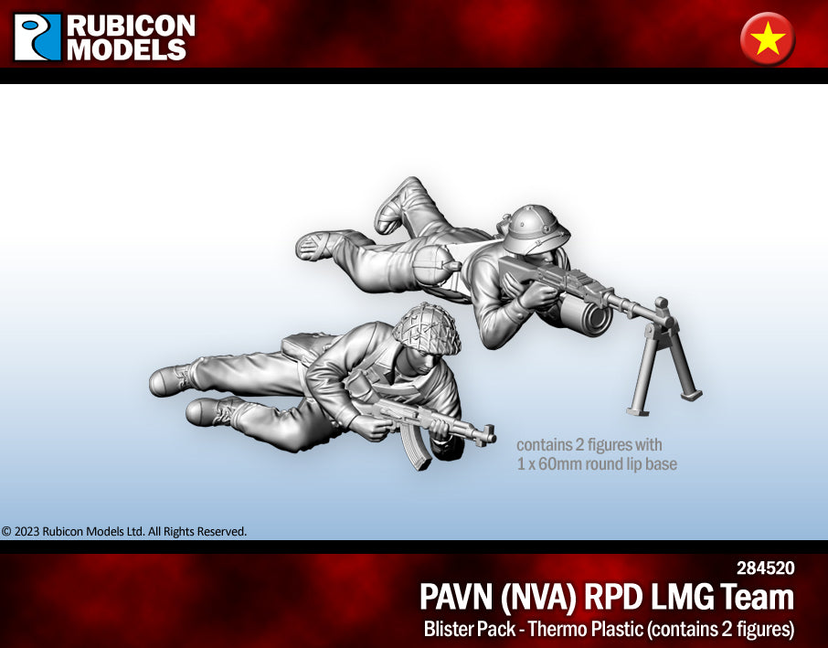 284520 PAVN (NVA) RPD LMG team – RUBICON MODELS UK Ltd