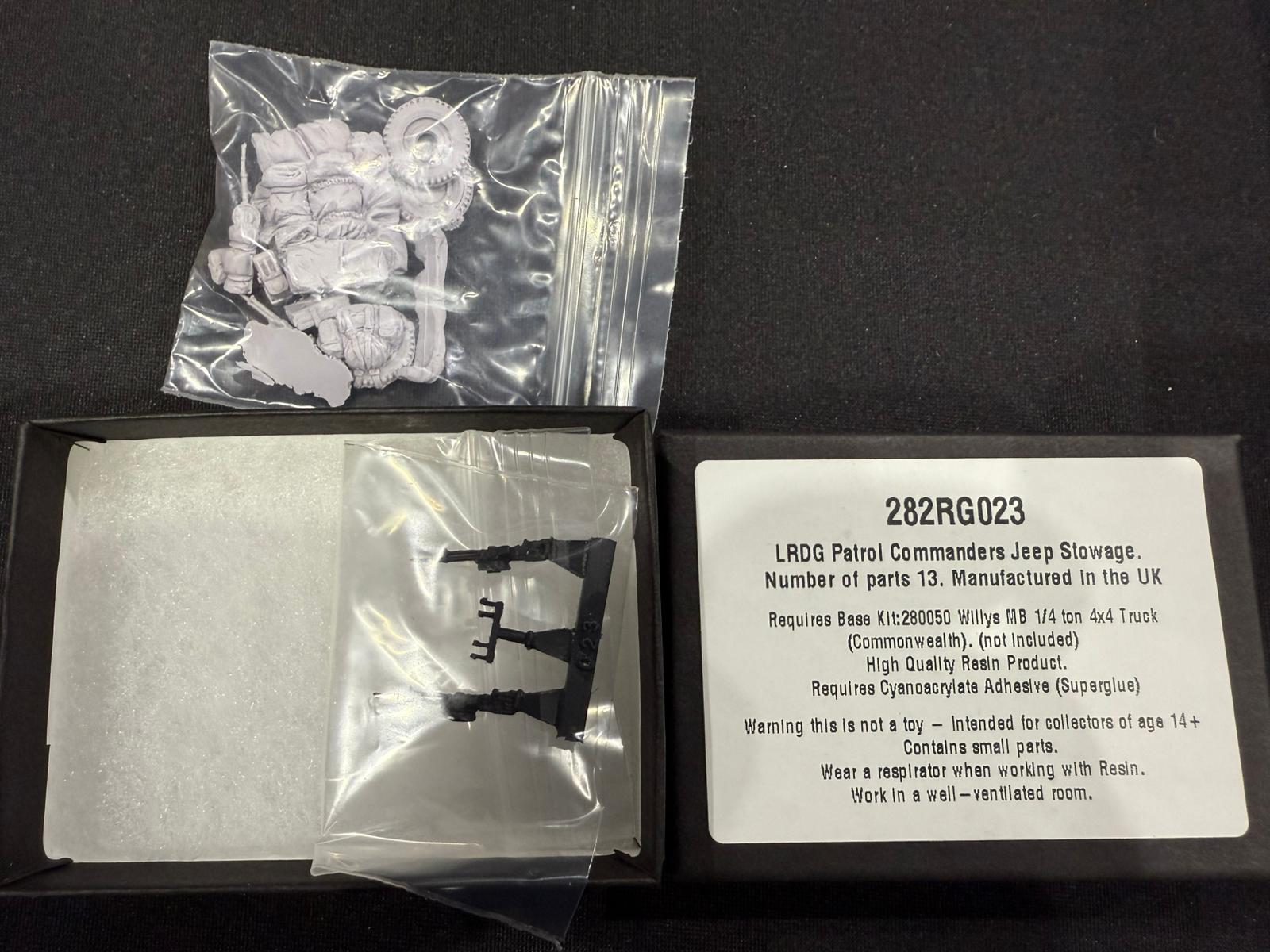 282RG023 - LRDG Patrol command Jeep – RUBICON MODELS UK Ltd