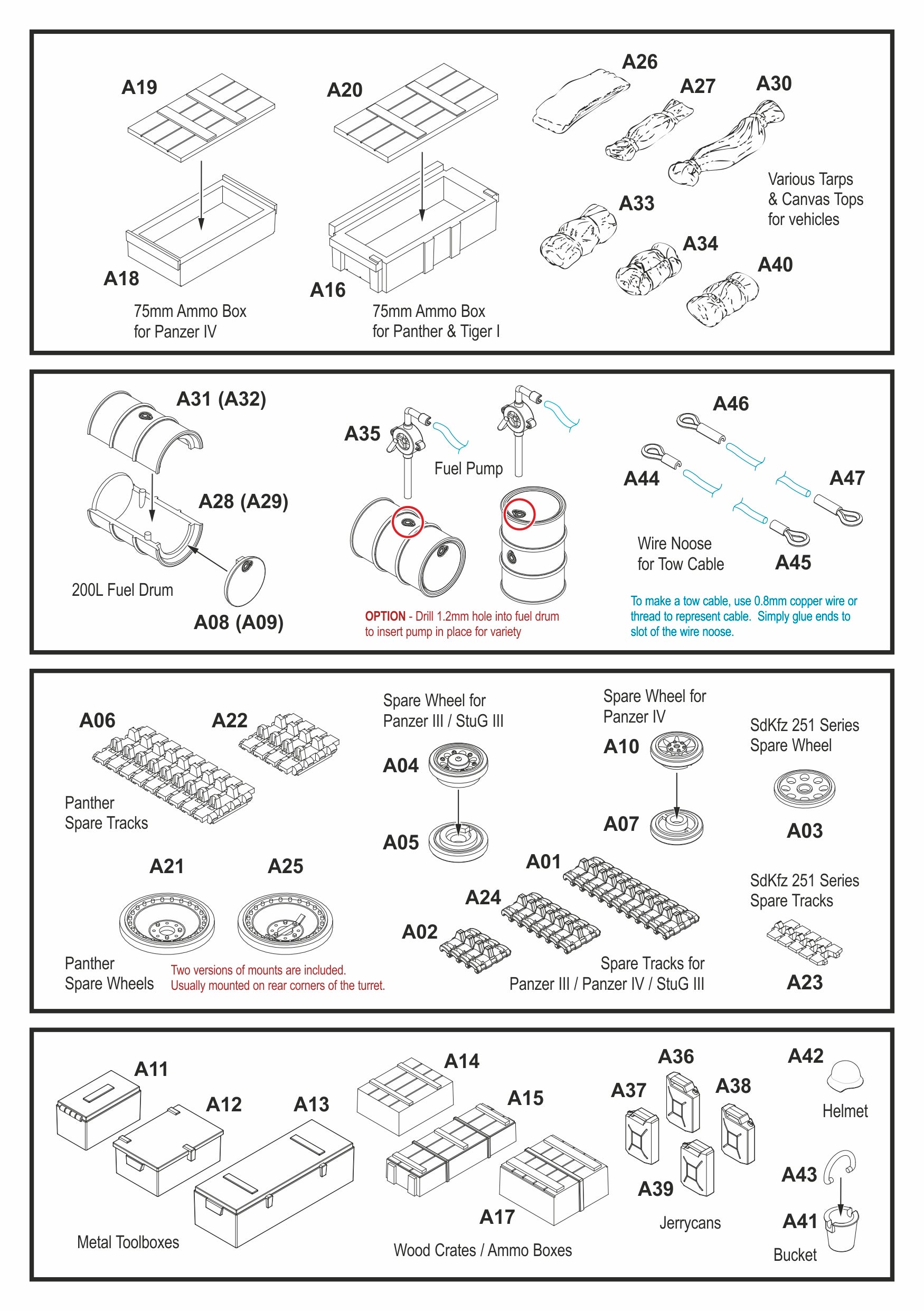 280022 - German Stowage Set 1 – RUBICON MODELS UK Ltd
