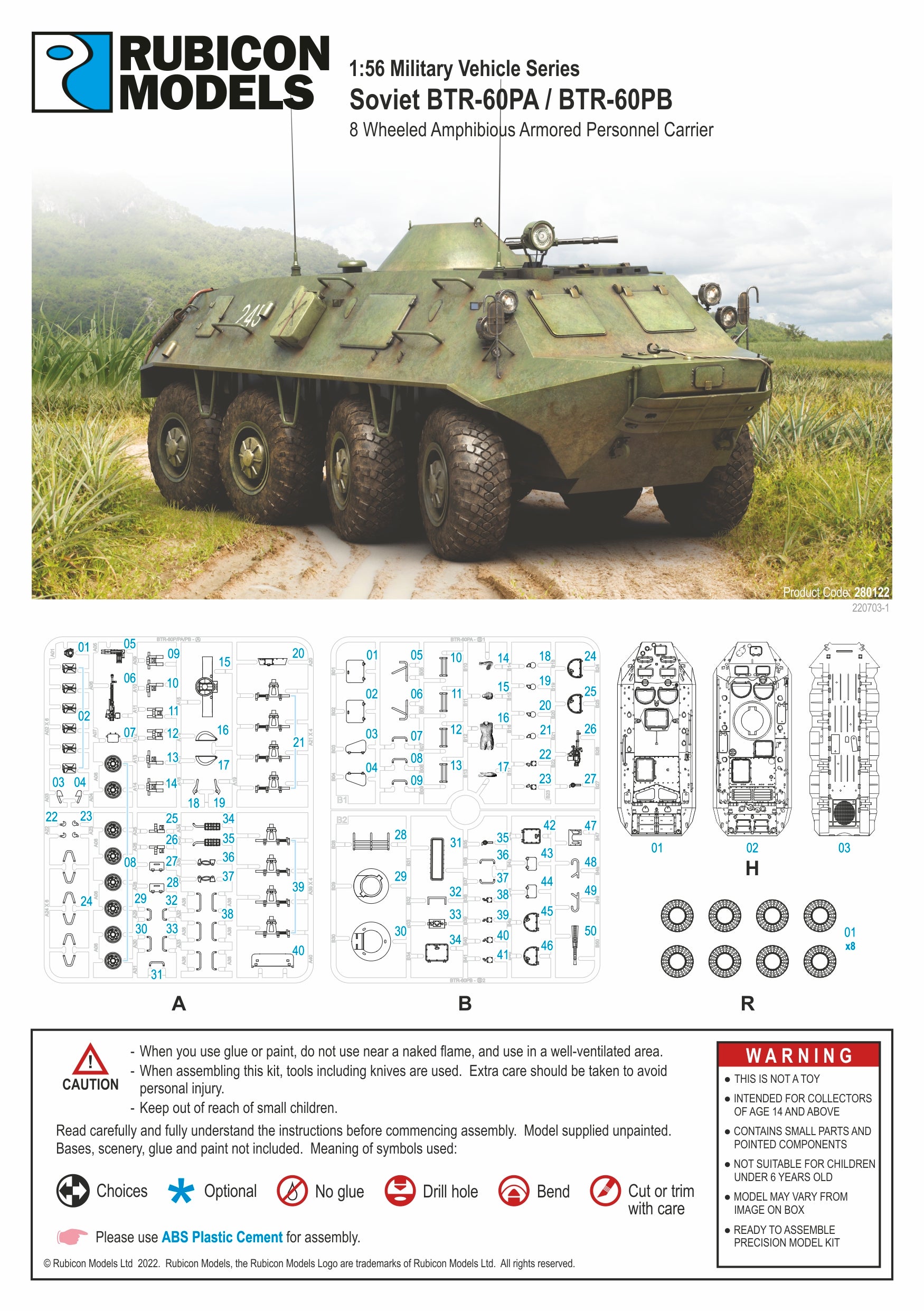 280122 - BTR-60PA / BRT-60PB APC – RUBICON MODELS UK Ltd