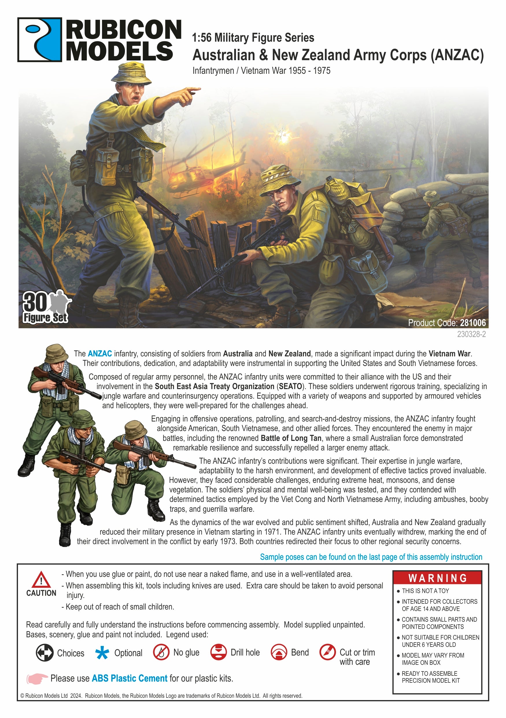 281006 - Australian & New Zealand Army Corps – RUBICON MODELS UK Ltd