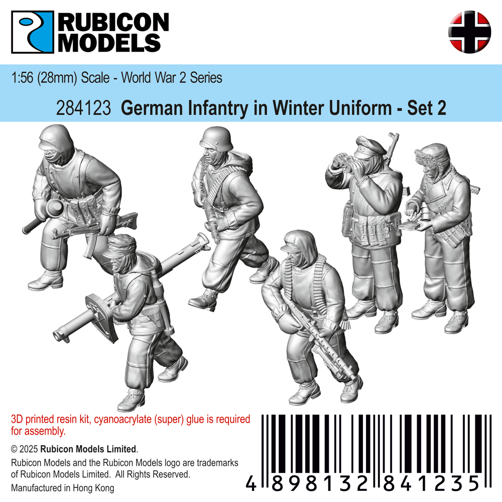 284123 - German Infantry in Winter Uniform - Set 2 – RUBICON MODELS UK Ltd