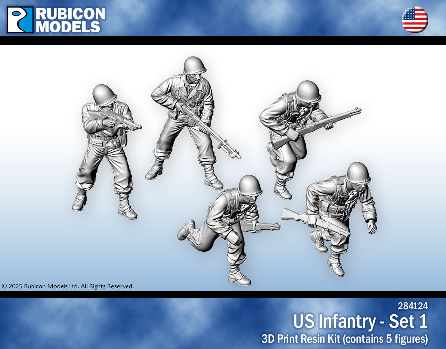 284124 - US Infantry - Set 1 – RUBICON MODELS UK Ltd