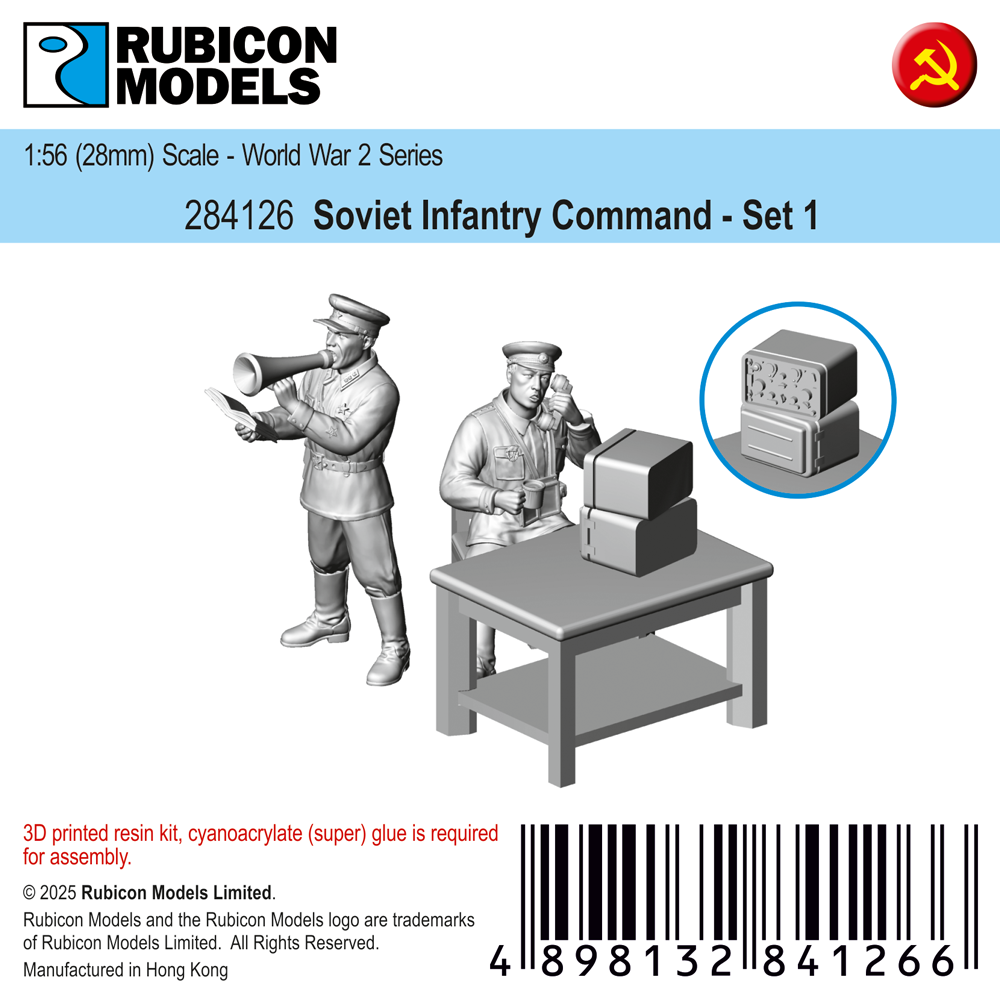 284126 - Soviet Command - Set 1 – RUBICON MODELS UK Ltd