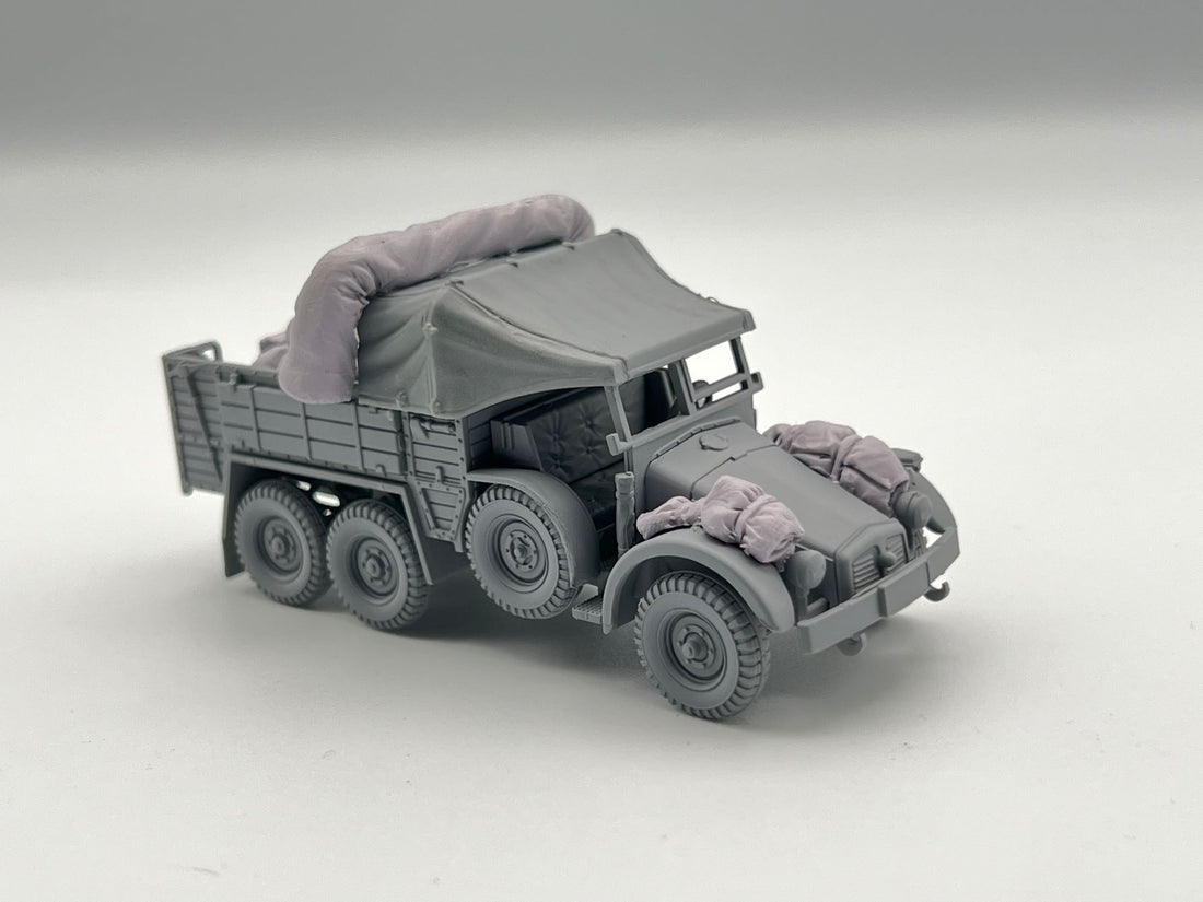 282RG016 - Krupp Protze Stowage Kit - Resin – RUBICON MODELS UK Ltd