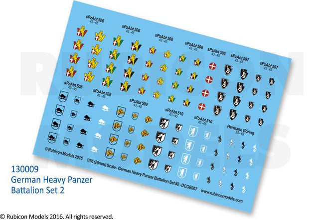 German Decals – RUBICON MODELS UK Ltd