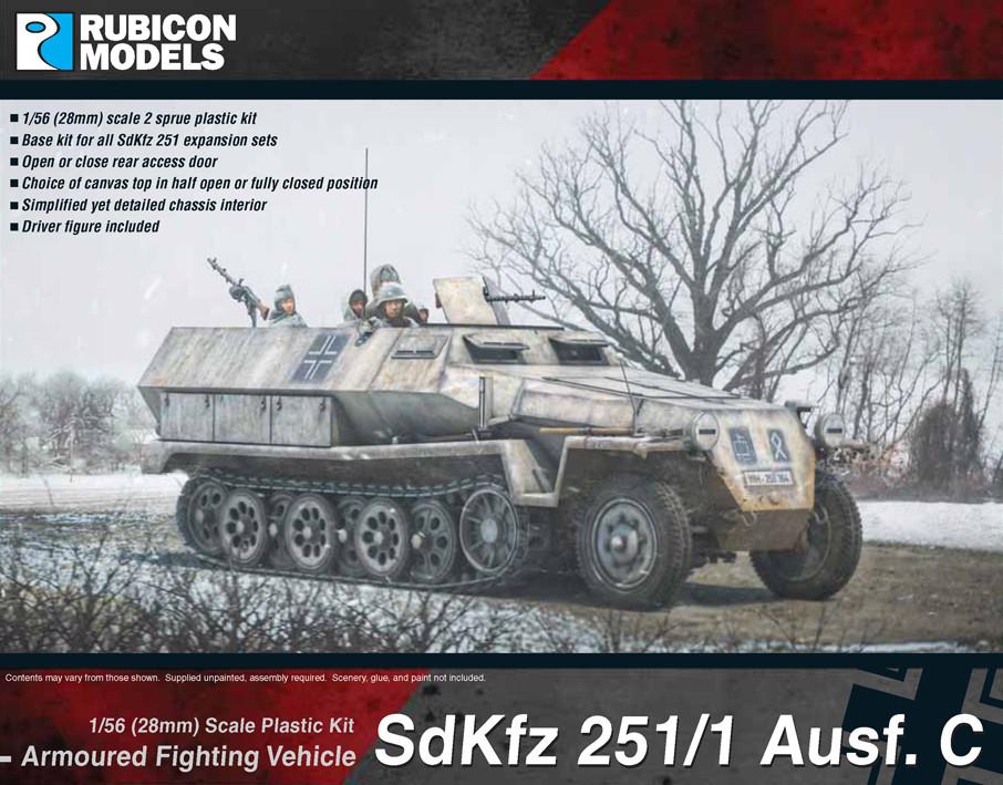 280031 - SdKfz 251/1 Ausf C (aka 251C) – RUBICON MODELS UK Ltd