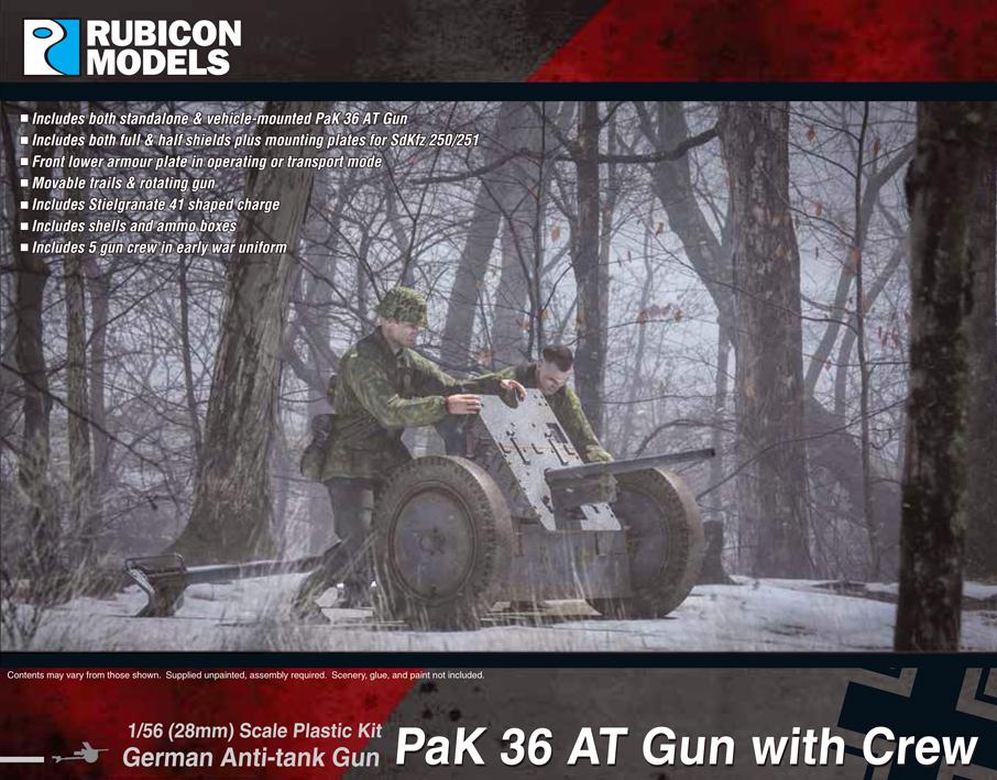 280057 - PaK 36 AT Gun with Crew – RUBICON MODELS UK Ltd