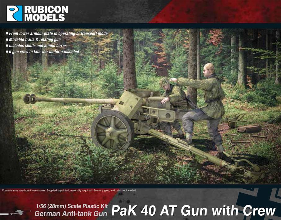 280059 - Pak 40 AT Gun with Crew – RUBICON MODELS UK Ltd