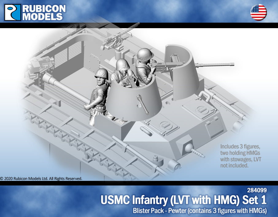284099 - USMC Infantry -LVT with HMG Set 1 – RUBICON MODELS UK Ltd