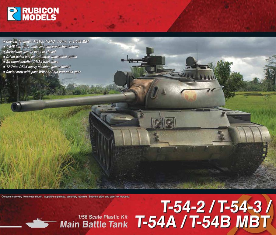 280120 - T-54-2 / T-54-3 / T-54A / T-54B MBT – RUBICON MODELS UK Ltd
