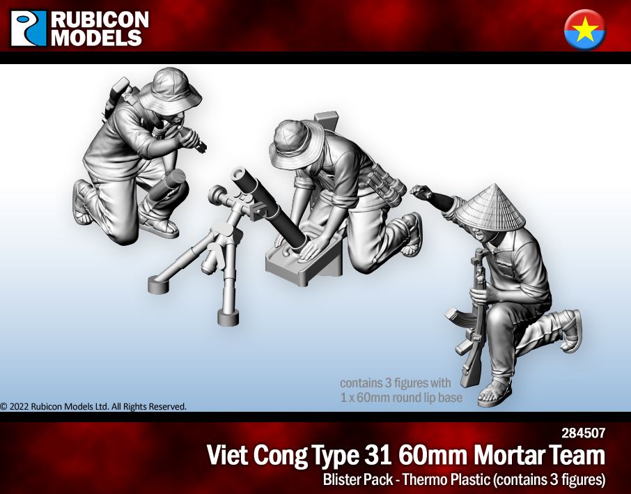 284507 - VC Type 31 60mm Mortar Team – RUBICON MODELS UK Ltd